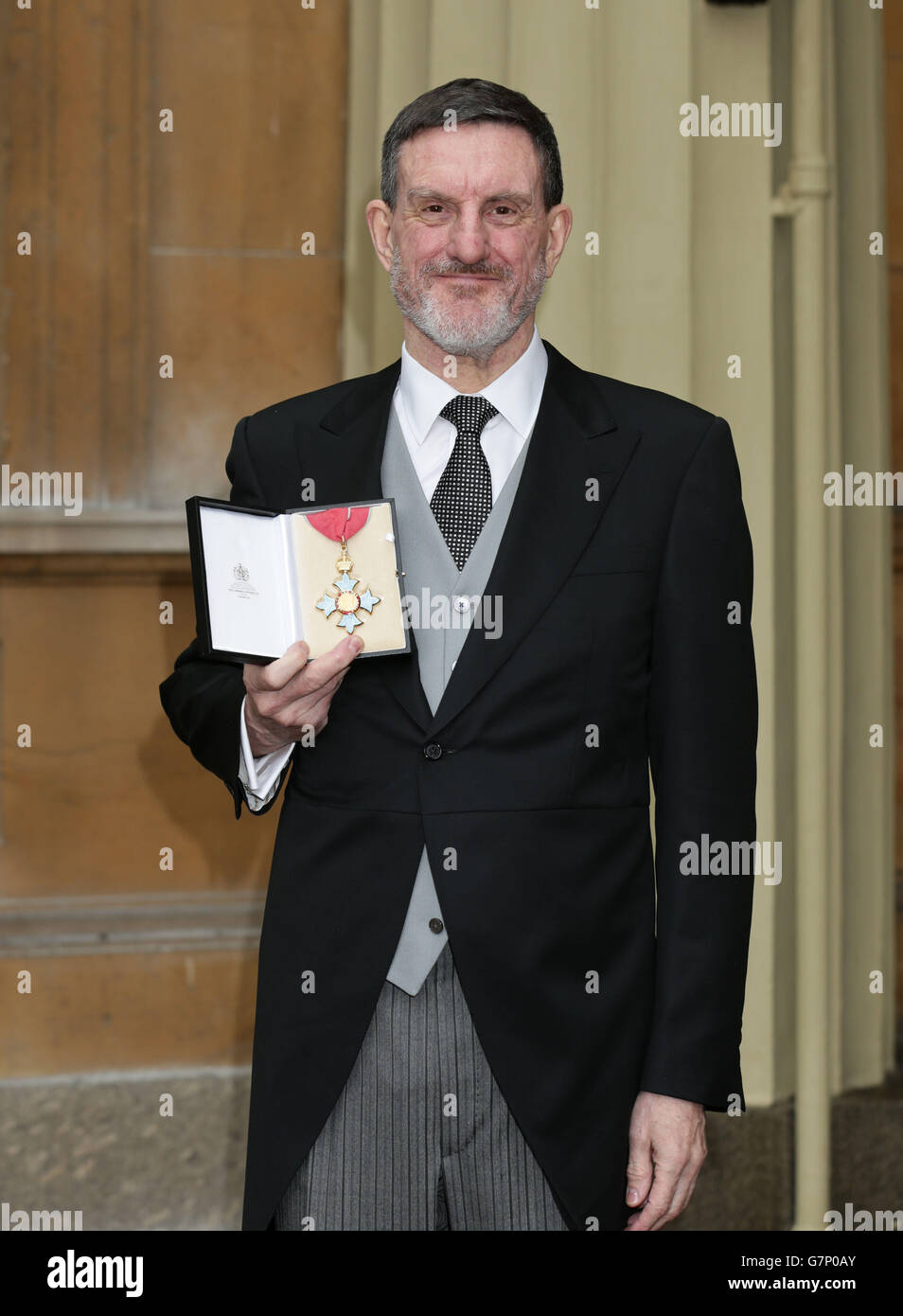 Professor Peter Rees with his Commander of the Order of the British ...