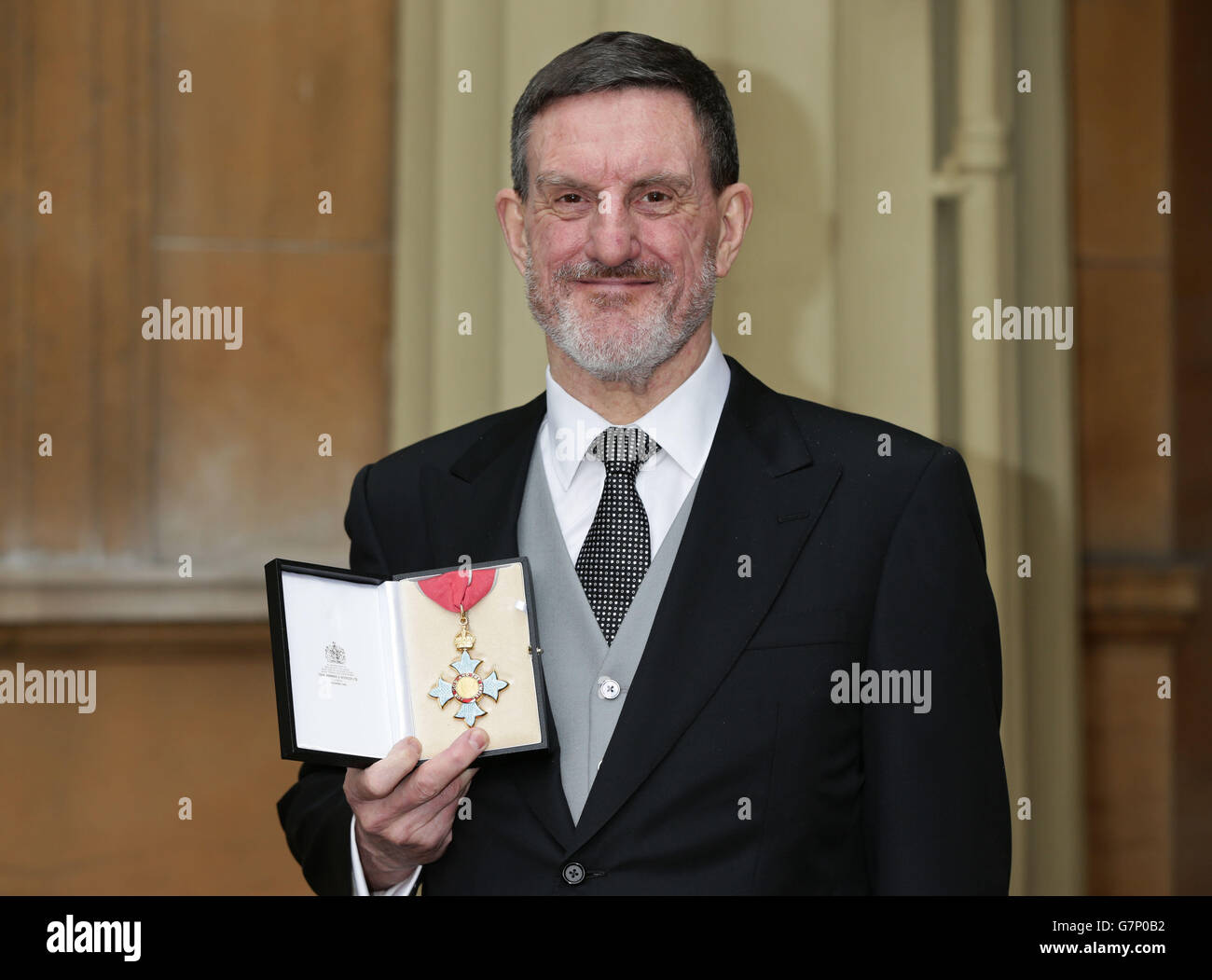 Professor Peter Rees with his Commander of the Order of the British ...