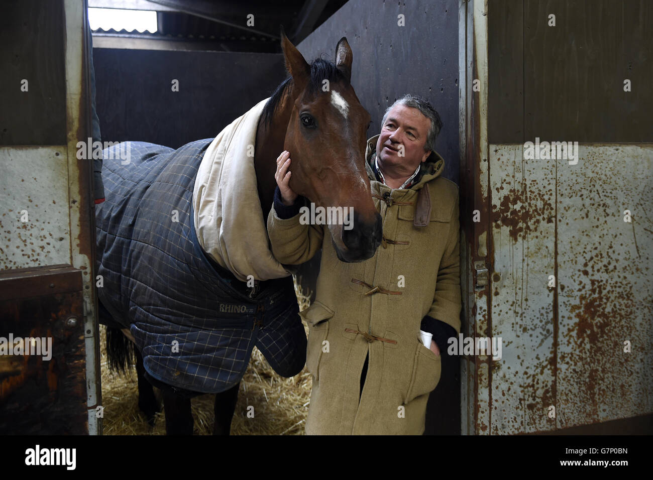 Horse Racing - Nigel Twiston-Davies Stable Visit - Grange Hill Farm ...
