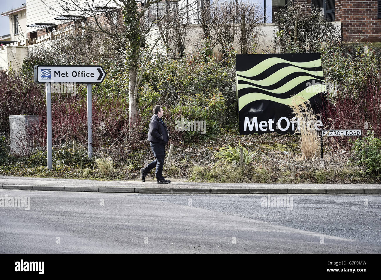 The Met Office in Exeter where union members have staged their first ...
