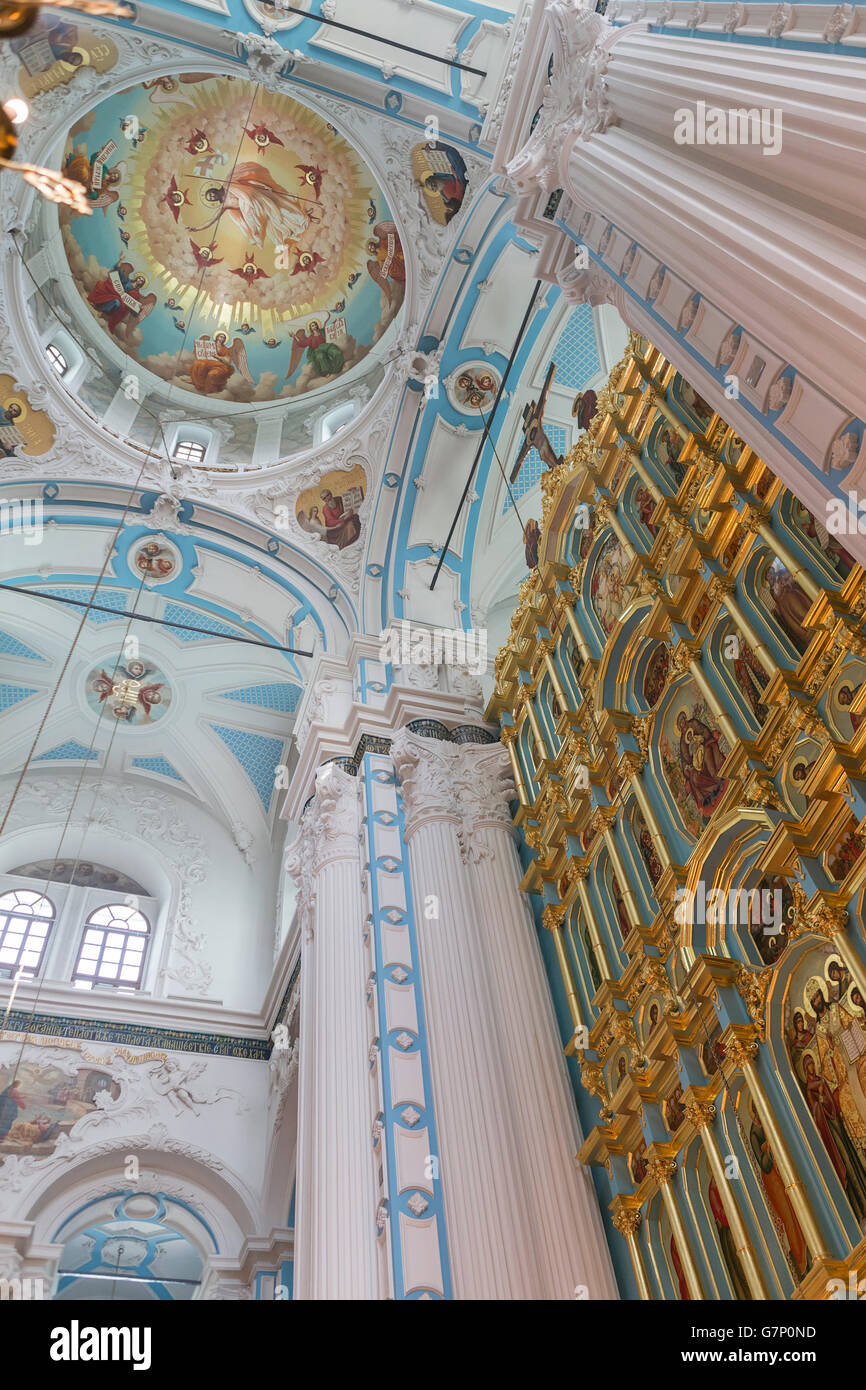 Russian orthodox cathedral of the resurrection of christ hi-res stock ...