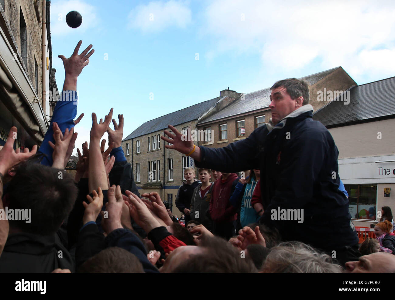 Hand Ba game - Hawick Stock Photo - Alamy