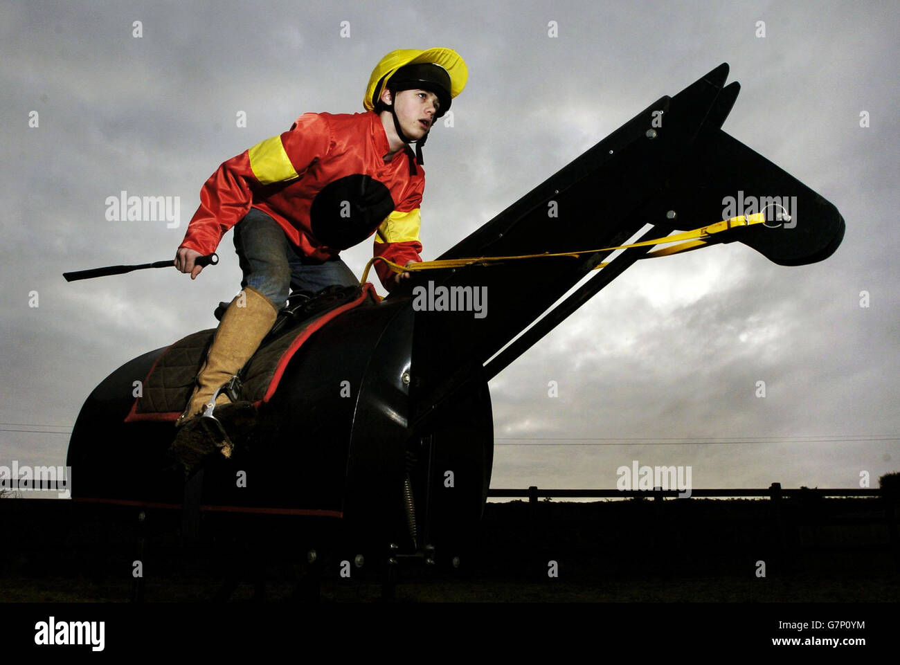 Derek Muir in his third week of a ten week course to become a jockey at ...