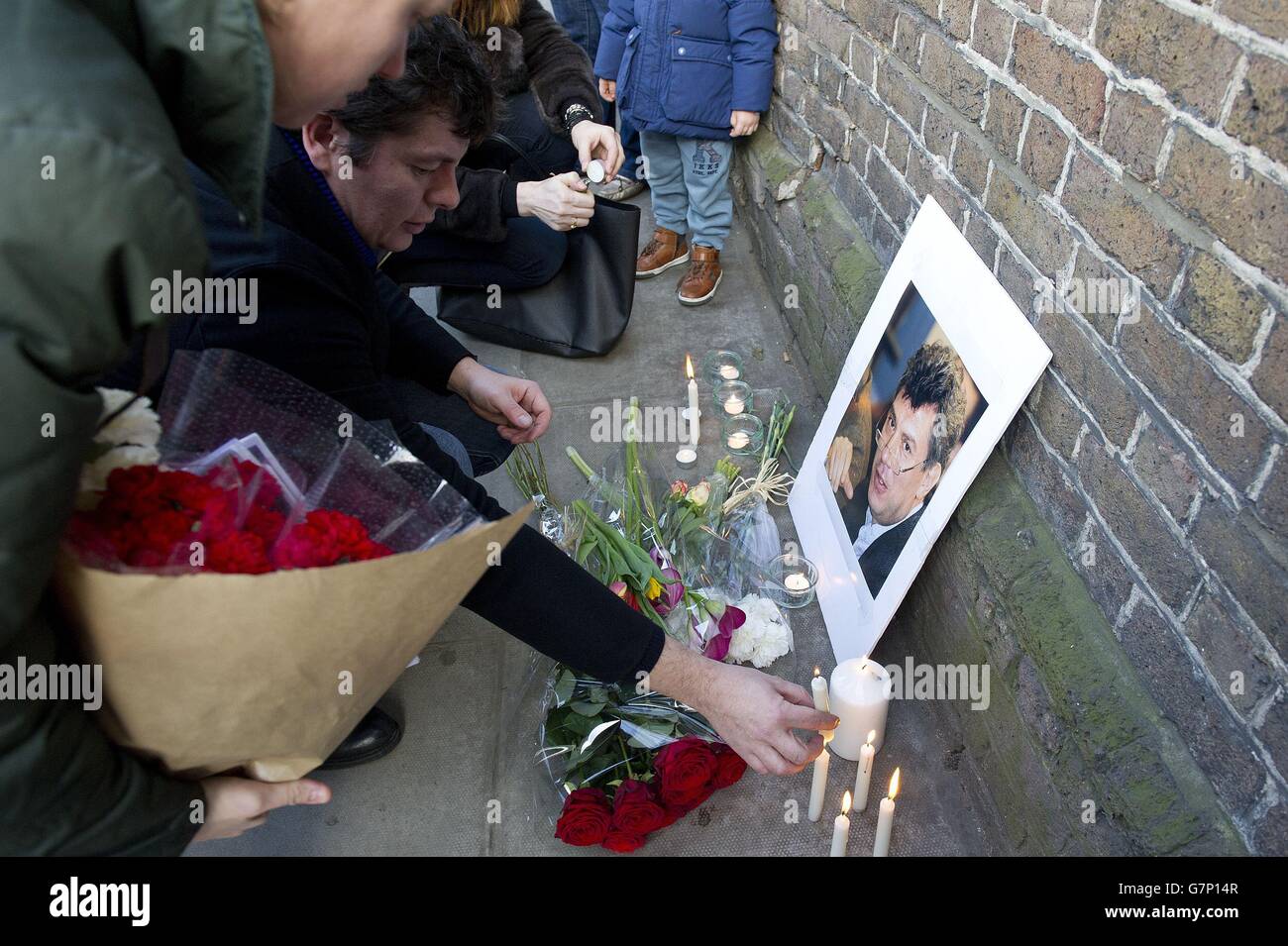 Boris Nemtsov death Stock Photo - Alamy