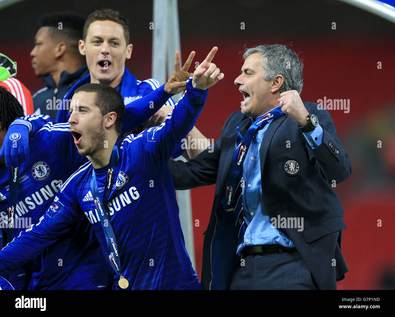 Hazard Chelsea Celebration