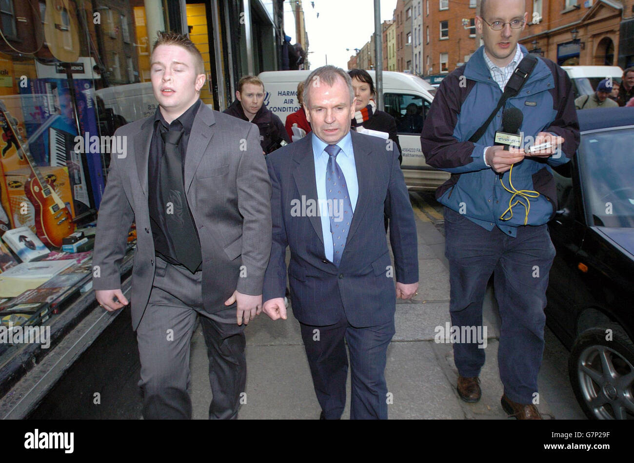 Colm Murphy (centre) the only person to be convicted in connection with ...