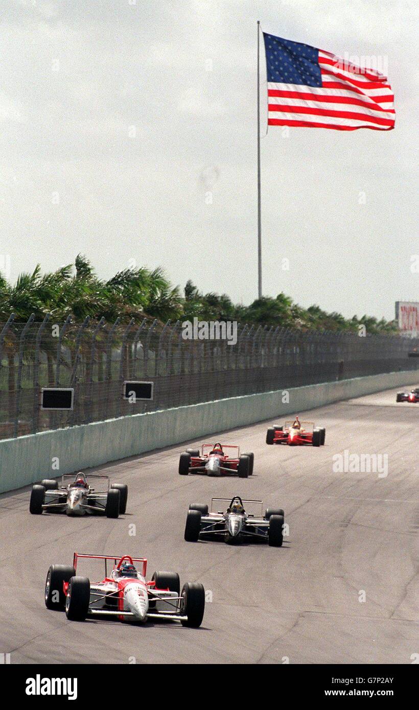 Motor Sports ... Indycar Racing ... Marlboro Grand Prix Of Miami Stock ...