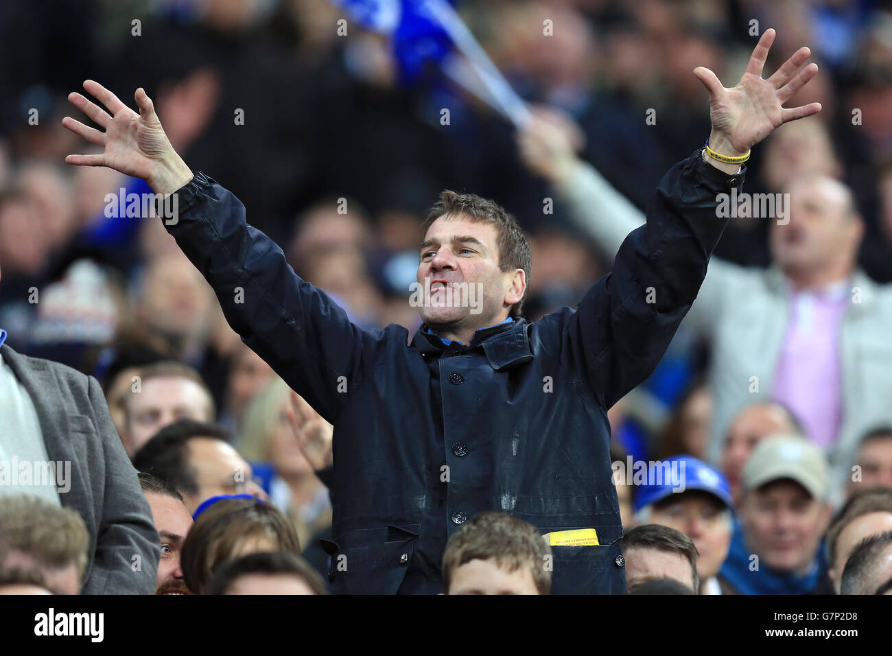 Chelsea football supporter hi-res stock photography and images - Alamy