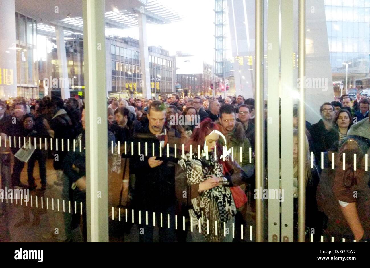 Network Rail delays Stock Photo - Alamy