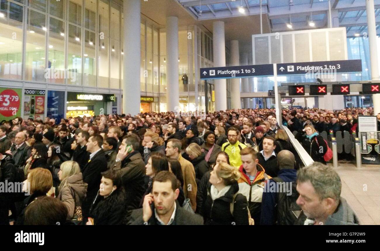 Network Rail delays Stock Photo - Alamy
