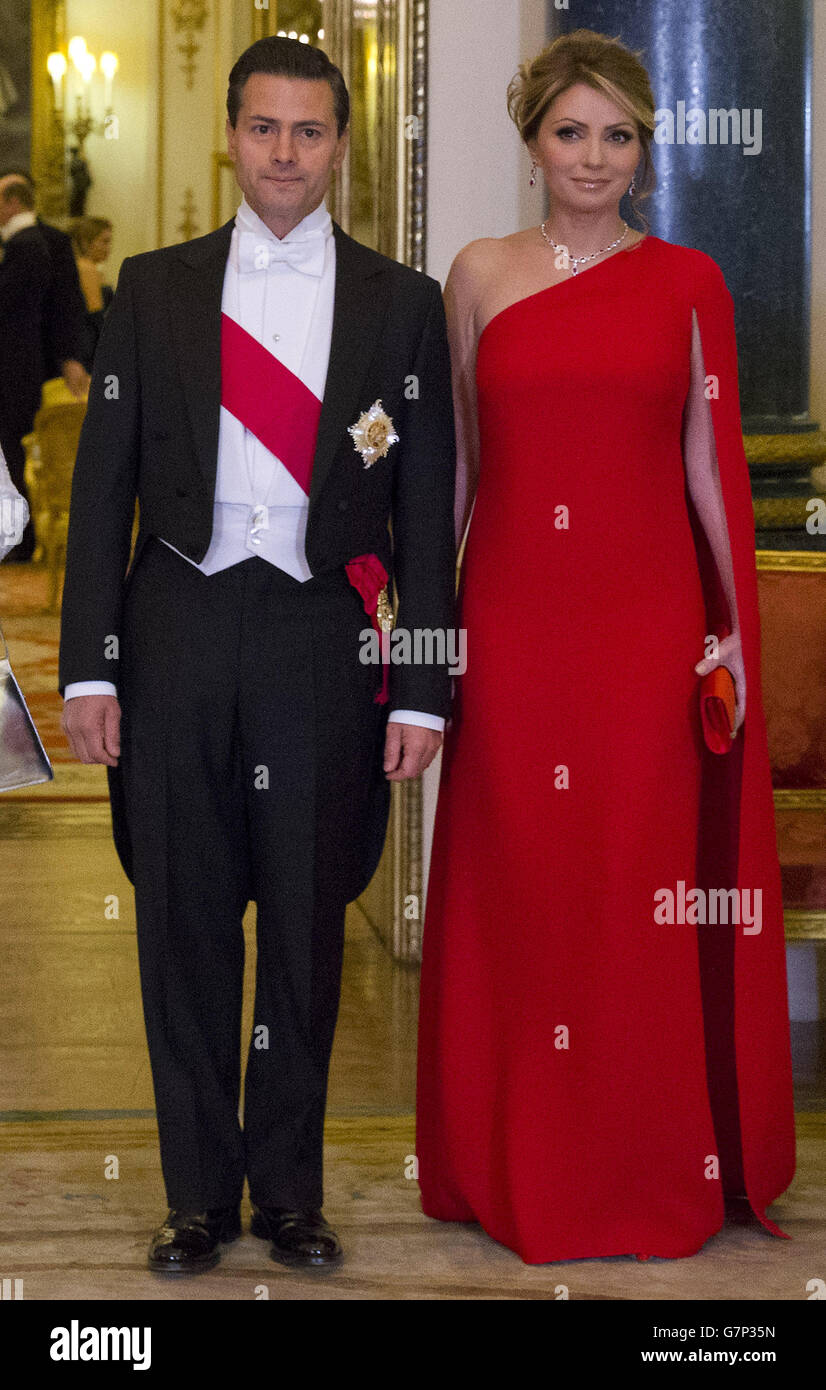 Mexico President state visit to Britain - Day One Stock Photo - Alamy