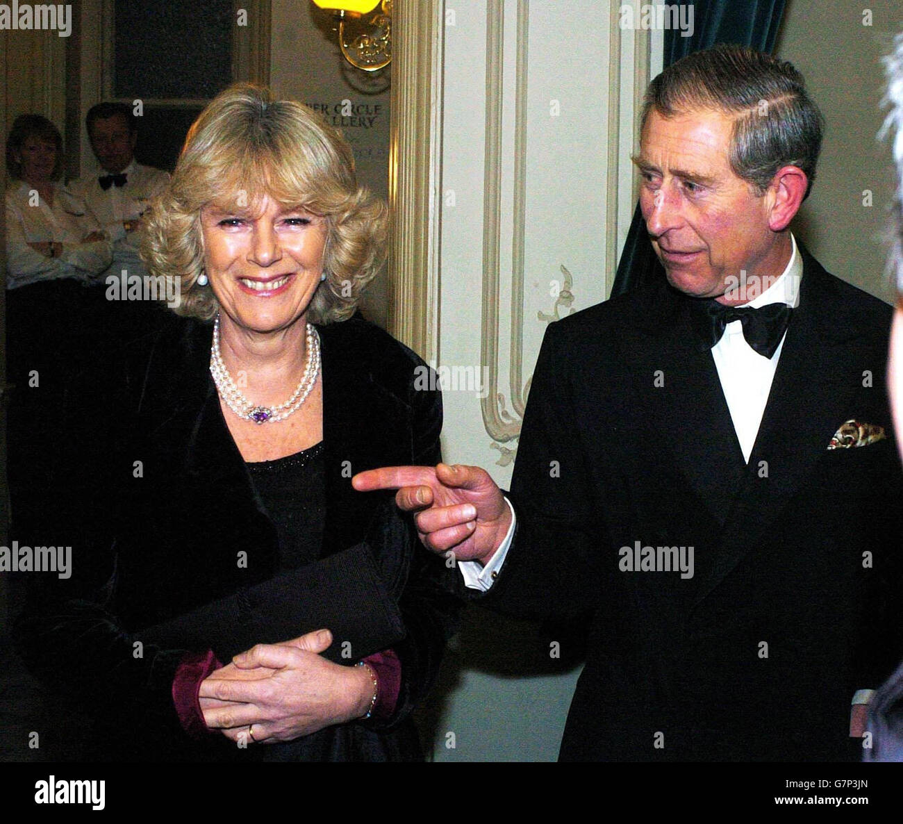 Royal royalty charity prince charles pointing camilla parker bowles hi ...
