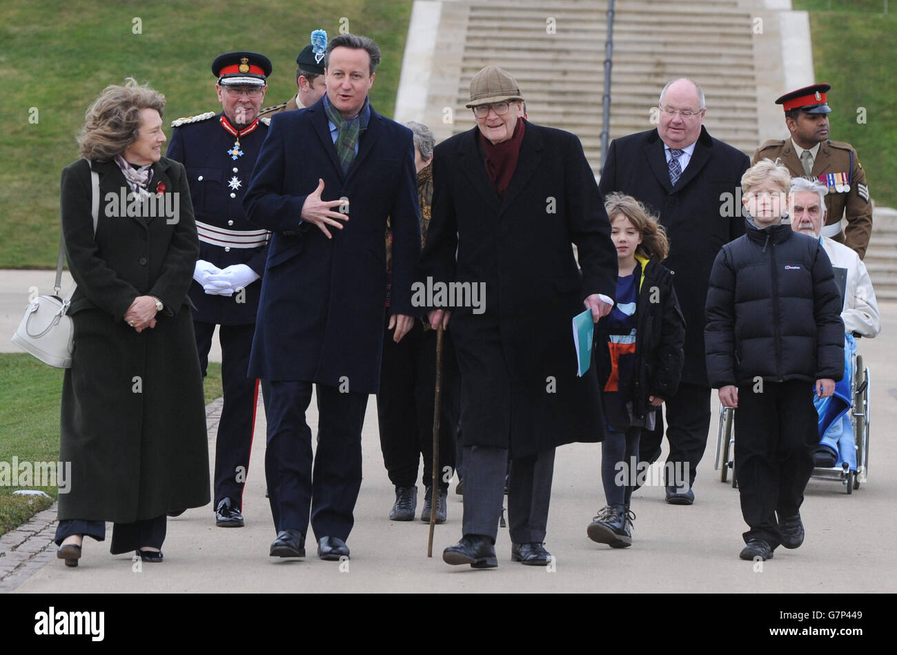 Prime Minister David Cameron meets with family representatives of ...