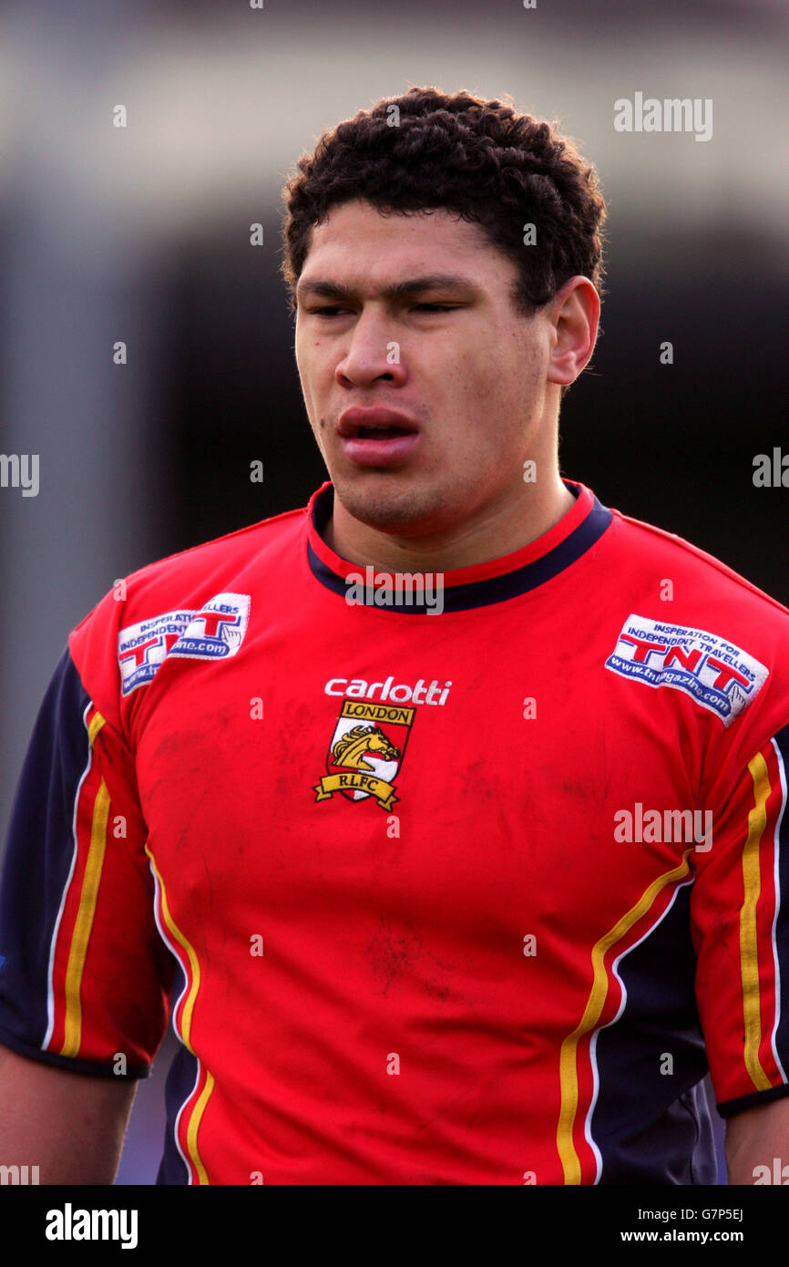 Rugby League - Friendly - Wigan Warriors v London Broncos - Edge Hall ...