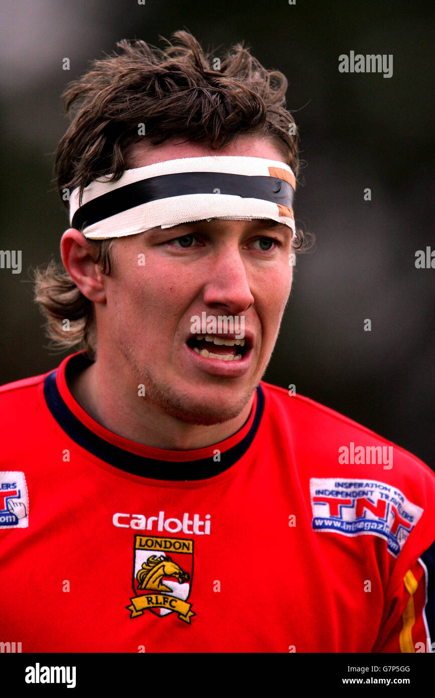 Rugby League Friendly Wigan Warriors London Broncos Edge Hall Road High ...