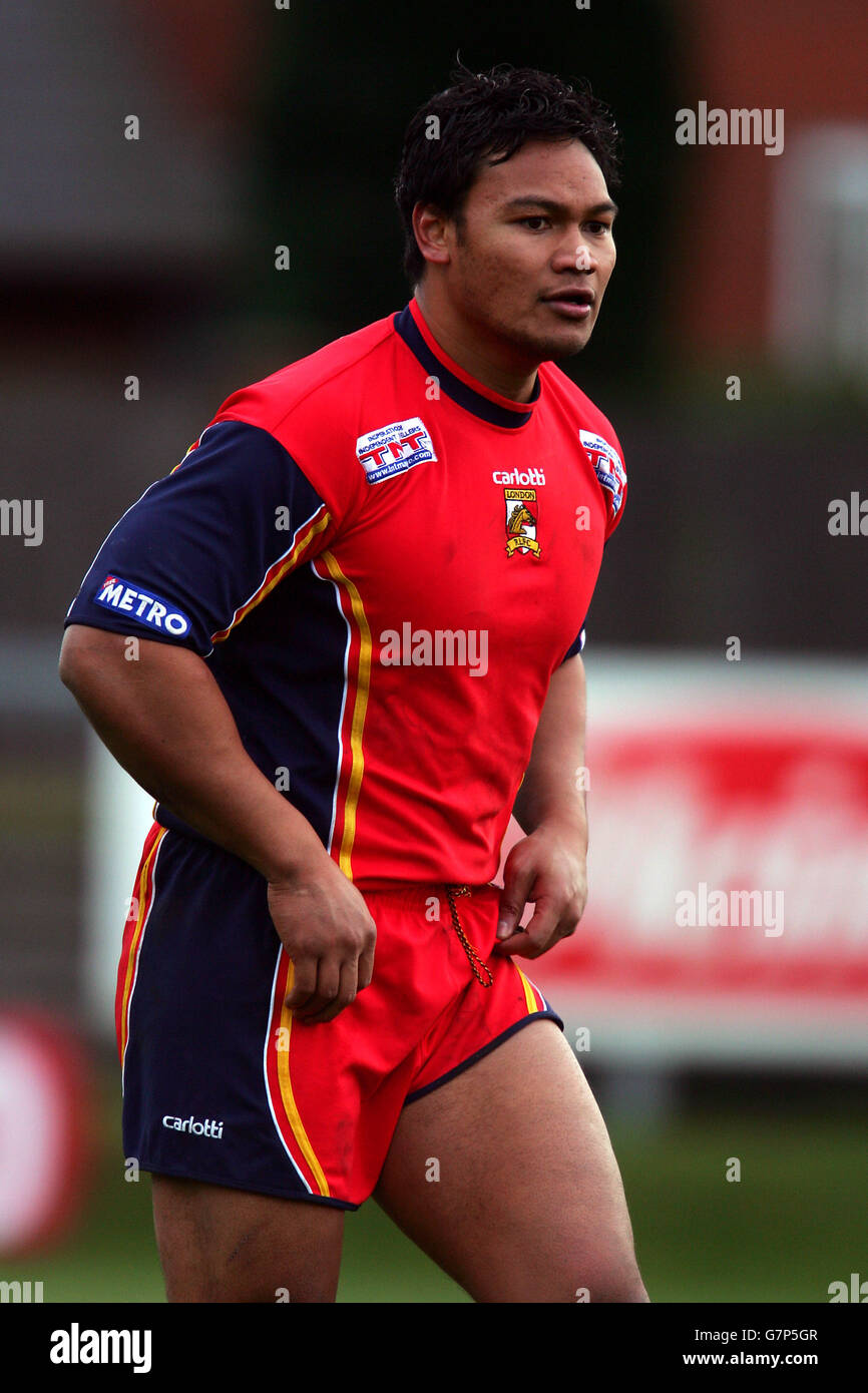 Rugby League - Friendly - Wigan Warriors v London Broncos - Edge Hall ...