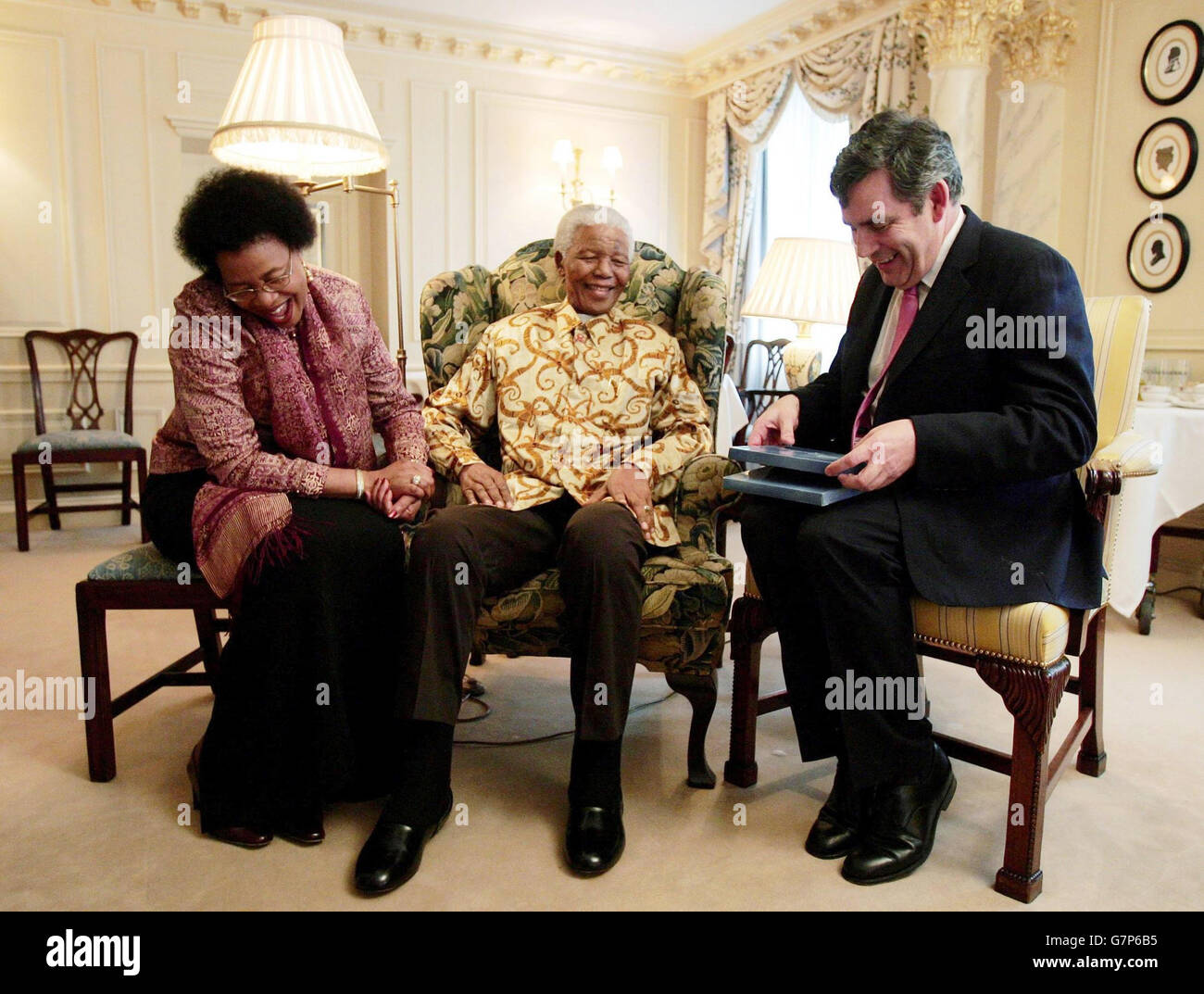 Nelson Mandela Visits London Stock Photo - Alamy