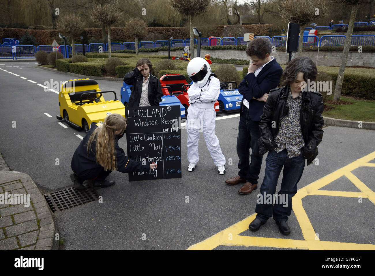 LEGO City Driving School at LEGOLAND Windsor Stock Photo - Alamy