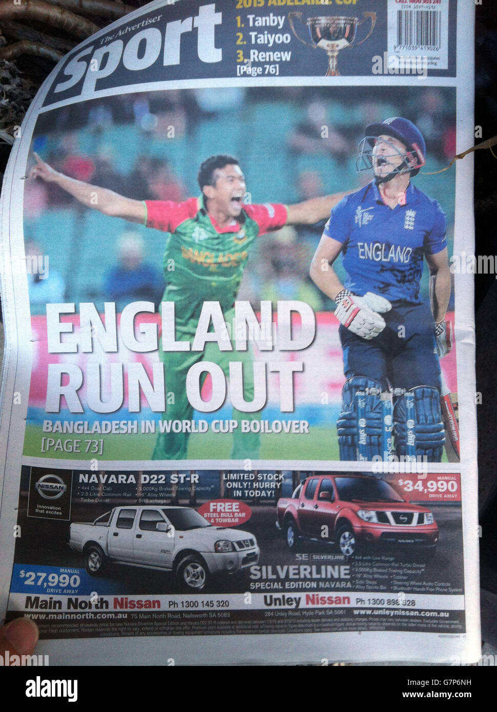 Australian newspapers hi-res stock photography and images - Alamy