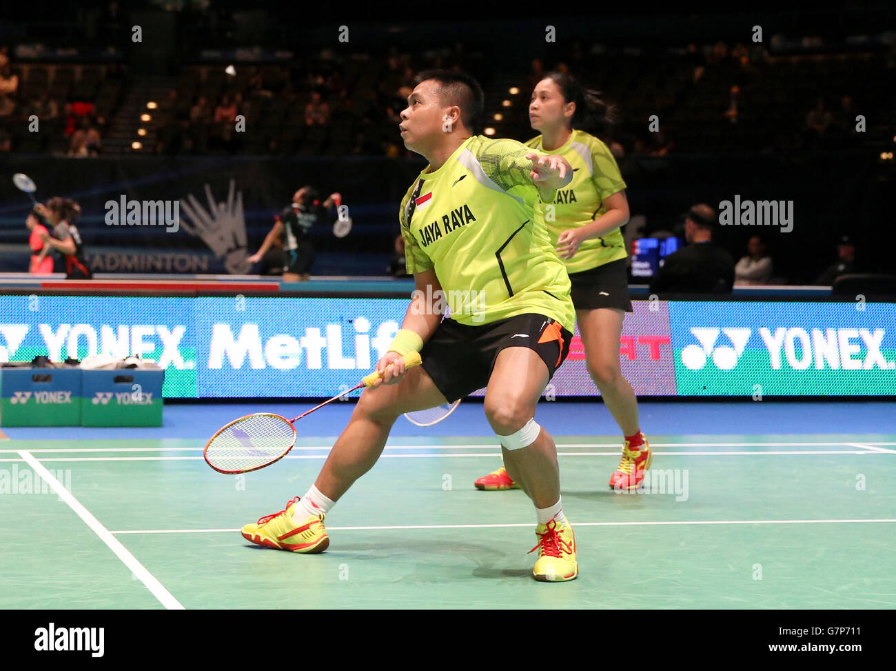 Markis Kido (front) and Pia Zebadiah Bernadeth, Indonesia Stock Photo ...