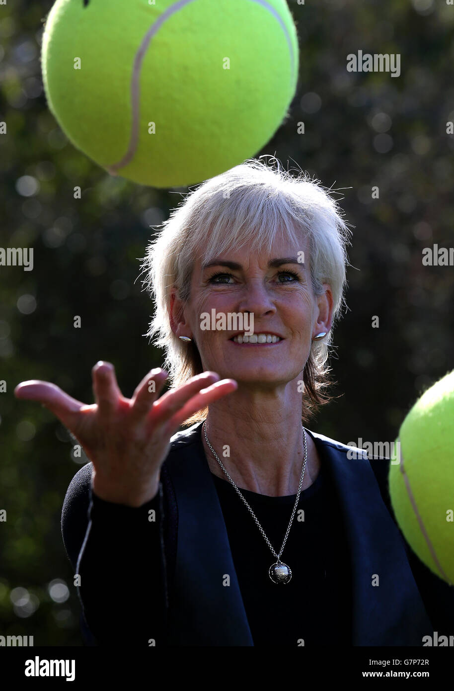Judy Murray prior to speaking at a Dundee Academy of Sport event, where ...