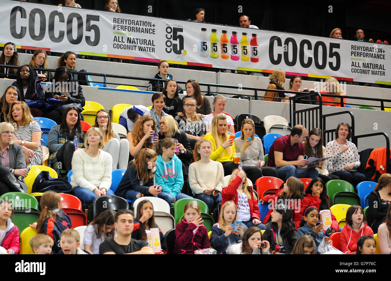 Copper box netball fans in the stands hi-res stock photography and ...