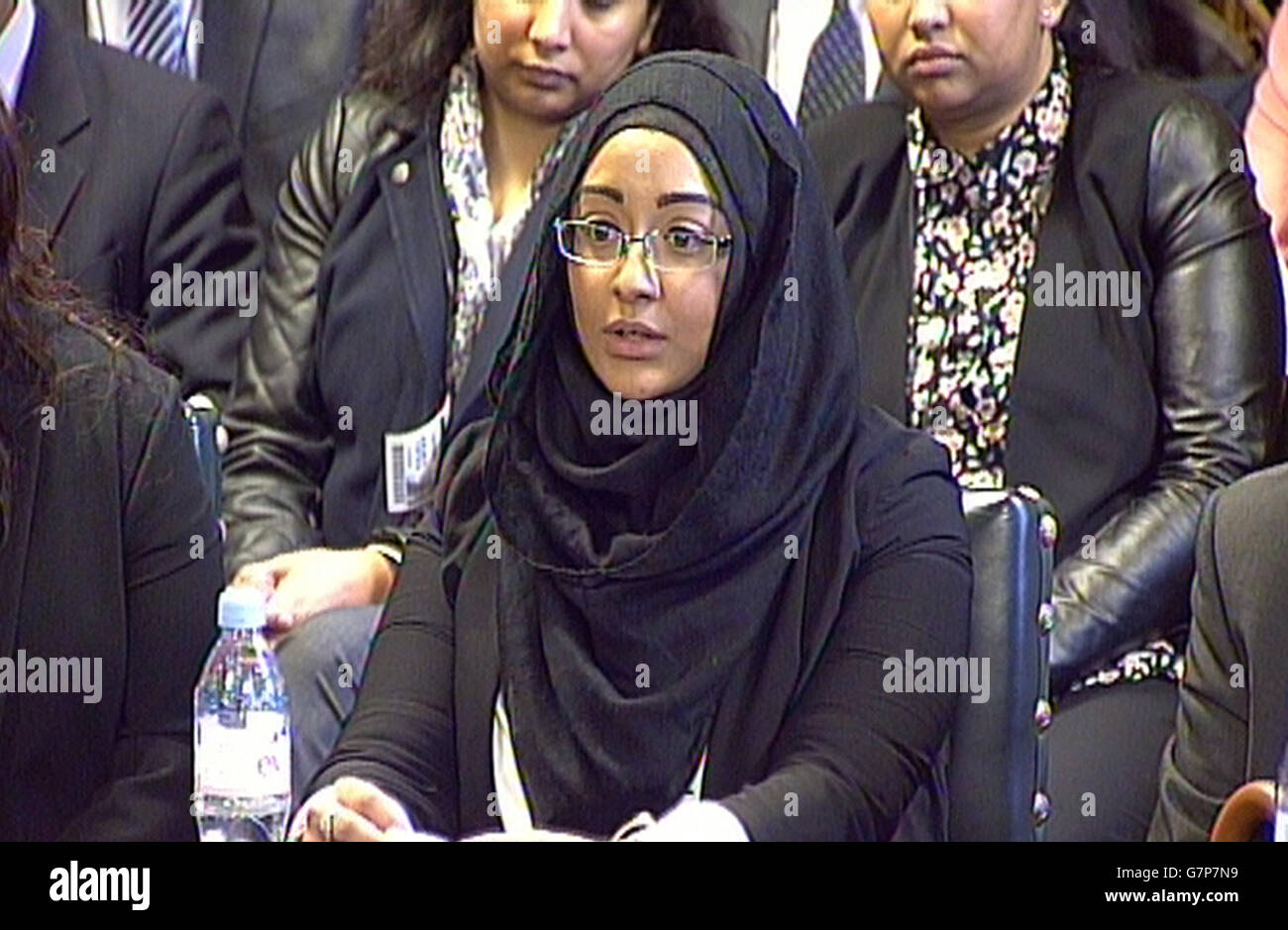 Sahima Begum gives evidence to the Home Affairs Select Committee in the ...