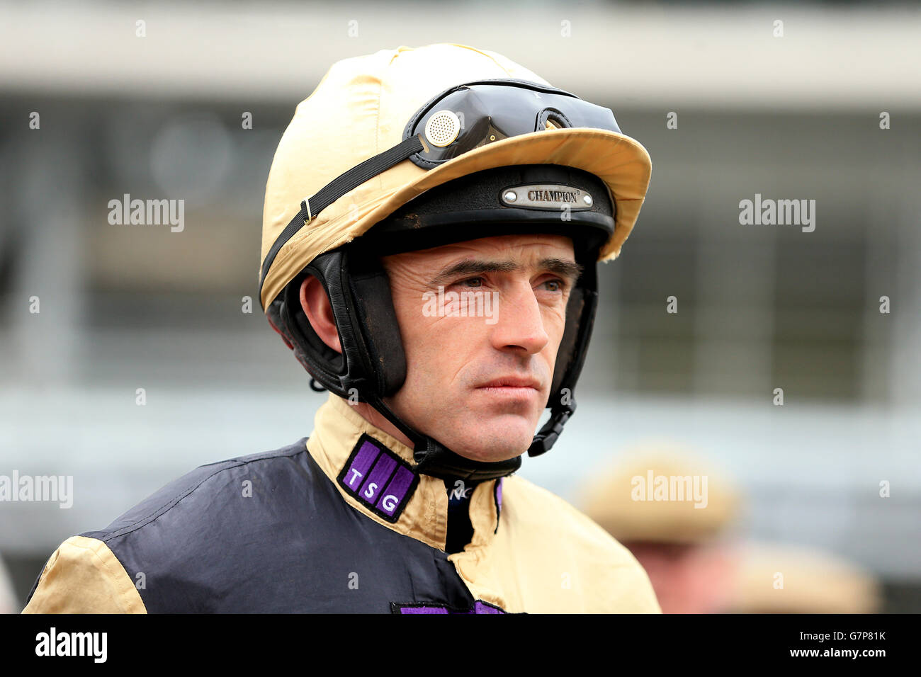 Jockey Ruby Walsh prior to his ride on Nichols Canyon in the Neptune ...