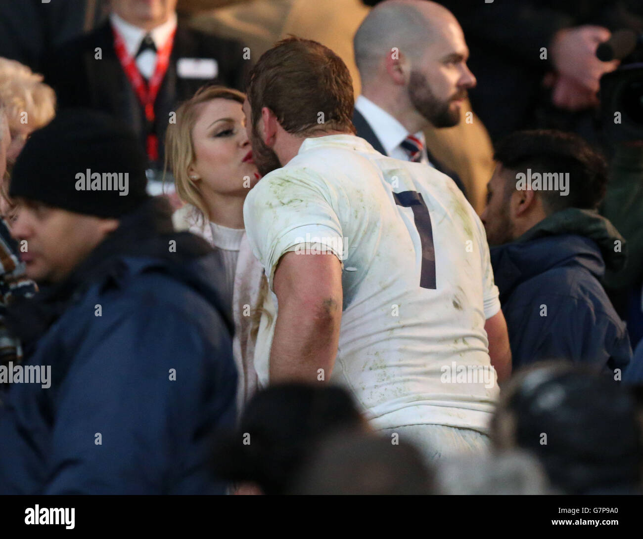 Scotland rugbyu scotland a half length mid mangpa hi-res stock ...