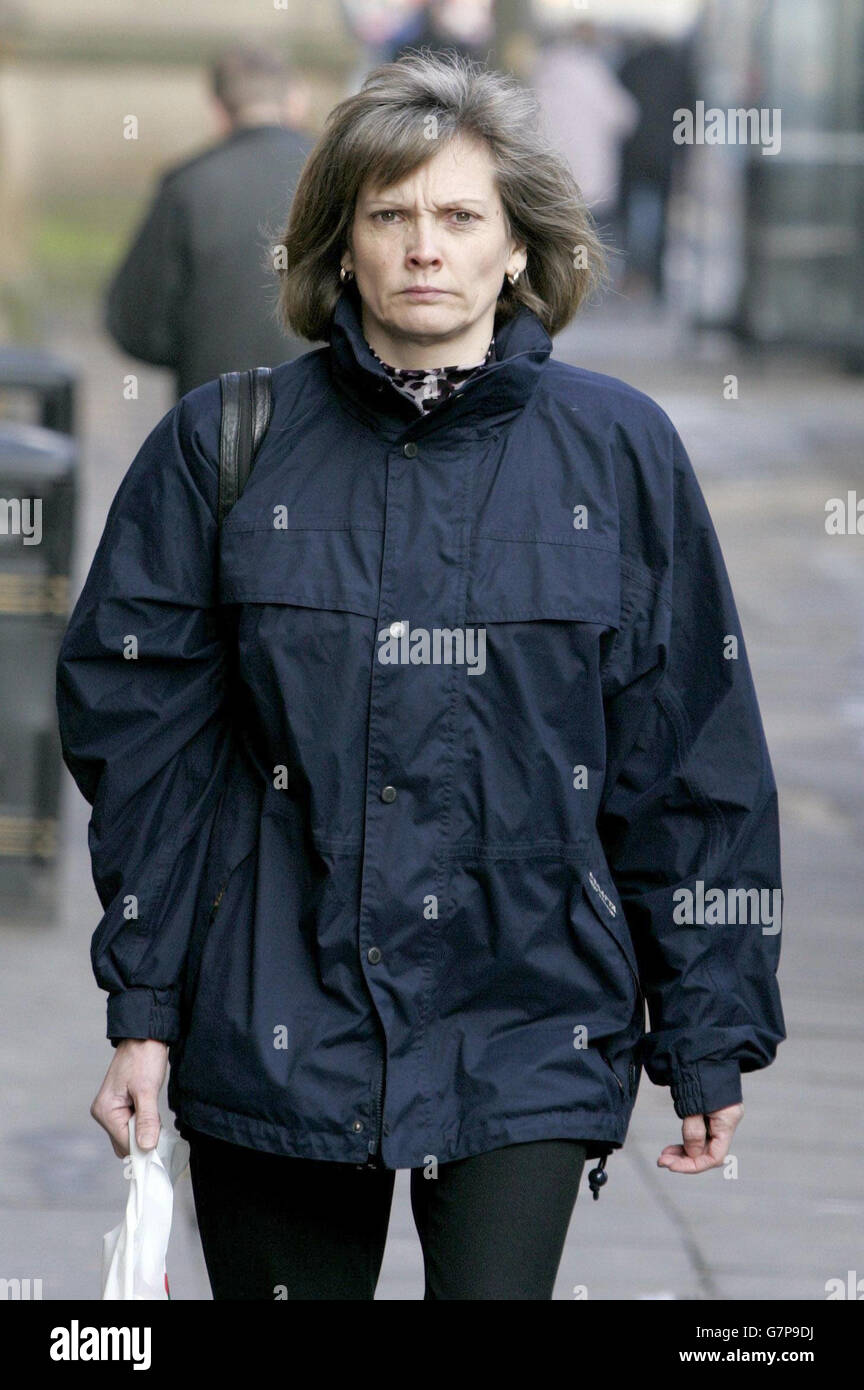 Gillian Beckingham arrives at court, where she stands accused of ...