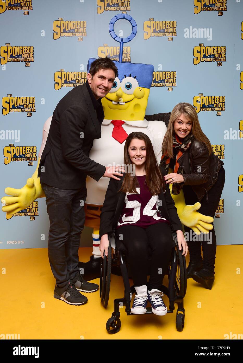 Lucy Alexander (right) with Stewart Castledine and daughter Kitty ...