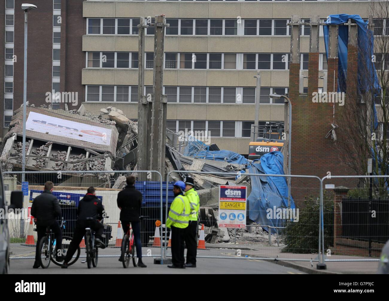 Bus station demolished Stock Photo - Alamy
