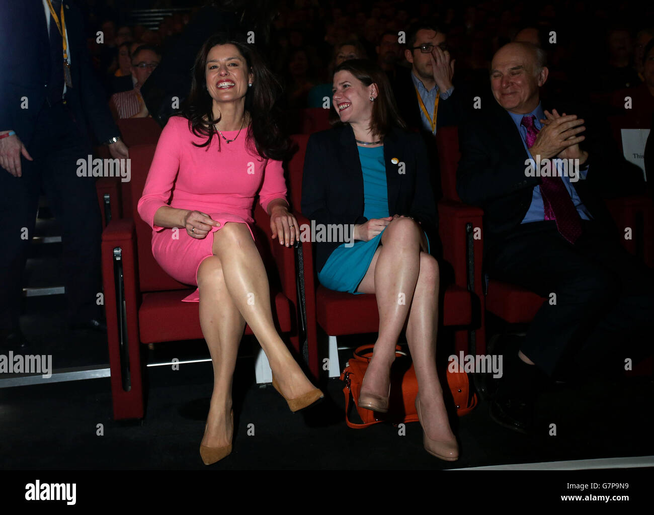 Miriam Gonzalez Durantez (left) the wife of Deputy Prime Minister Nick ...