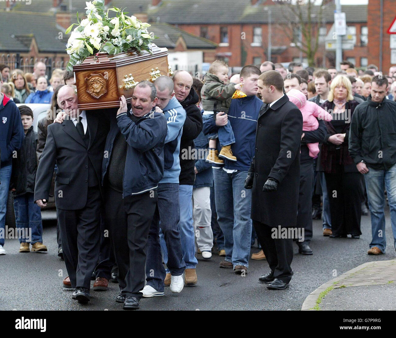 Robert McCartney Funeral Stock Photo - Alamy