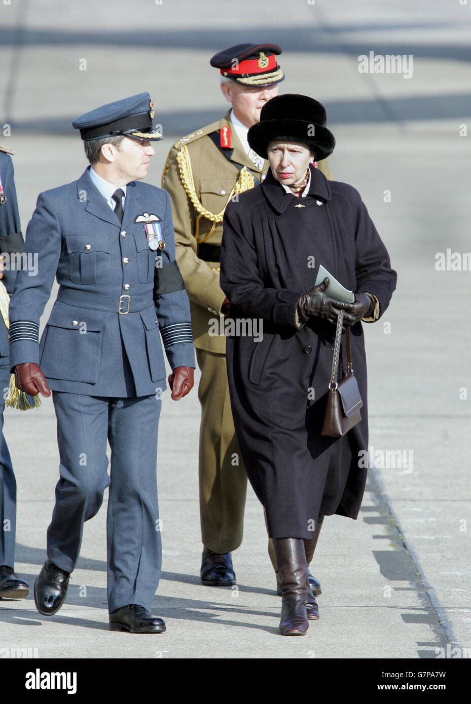 The Princess Royal watched the repatriation of the bodies of the ten ...
