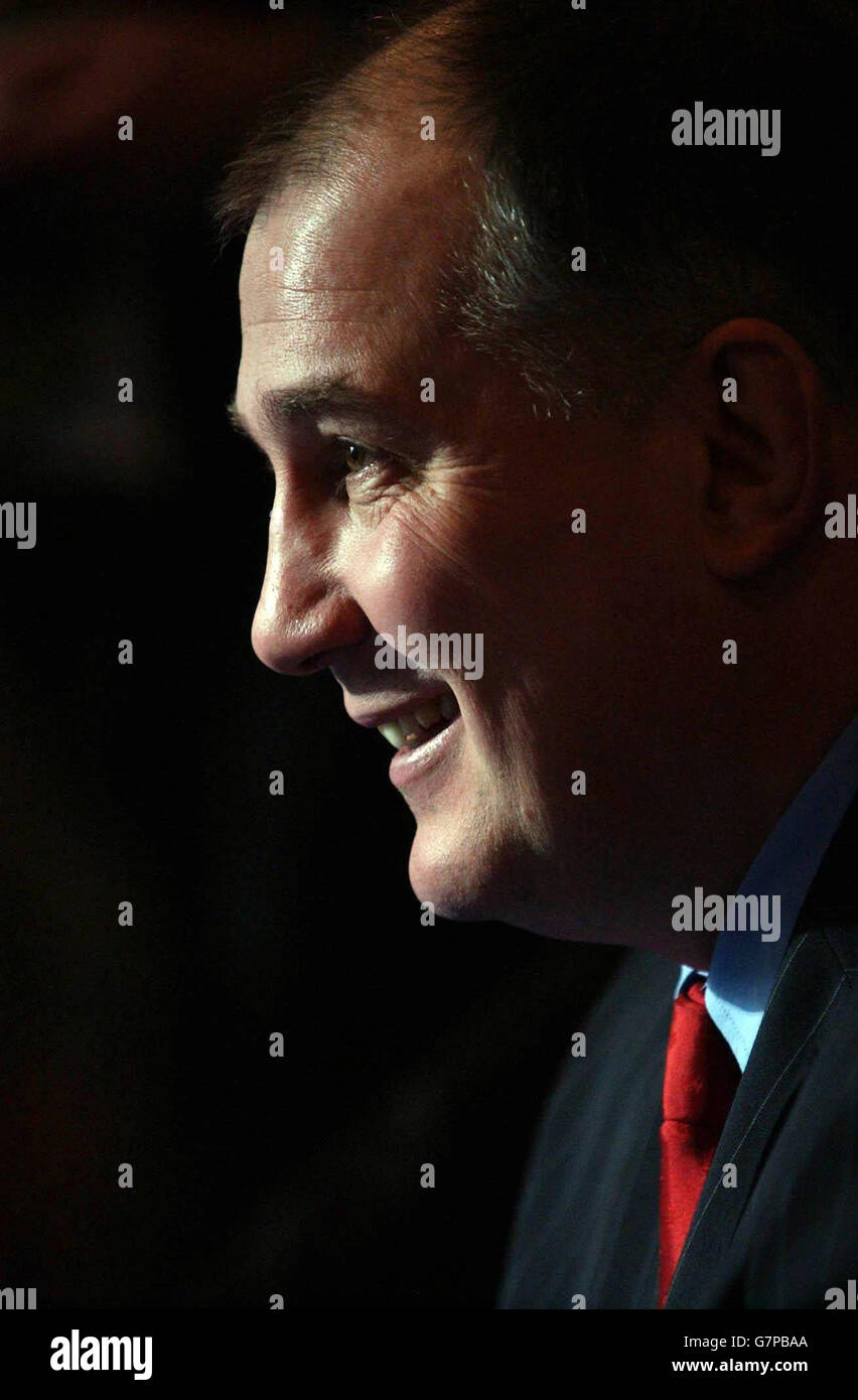 Wales coach Mike Ruddock chats to journalists during a press conference ...
