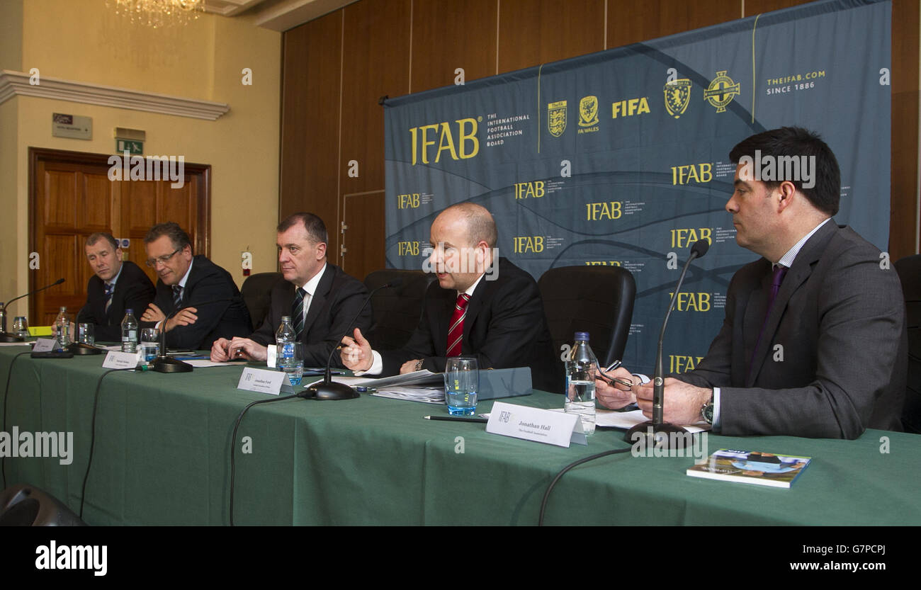 Scottish Football Association's Stewart Regan, FIFA Secretary General ...