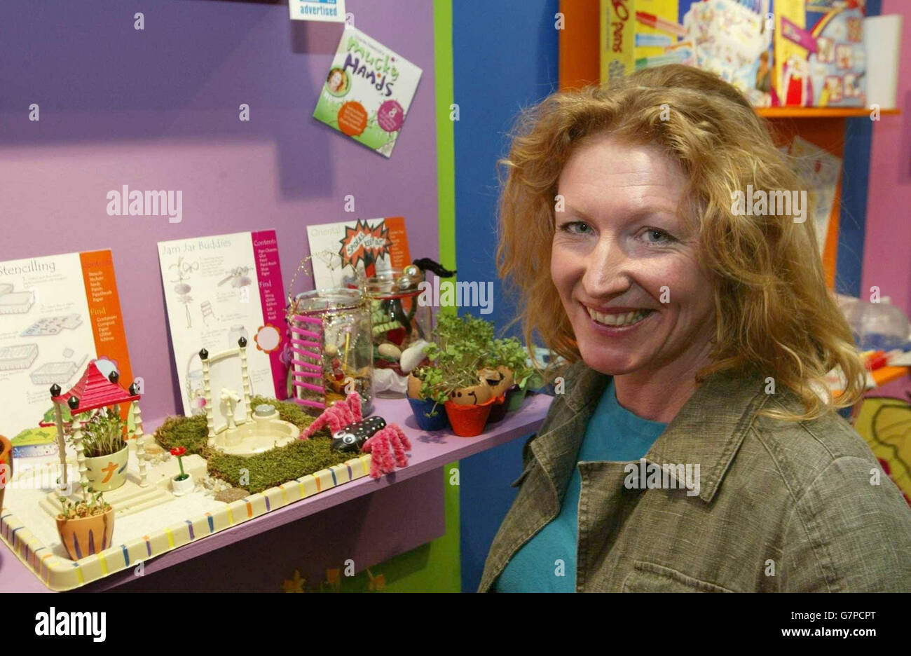TV gardening expert Charlie Dimmock with the new Mucky Hands board game ...