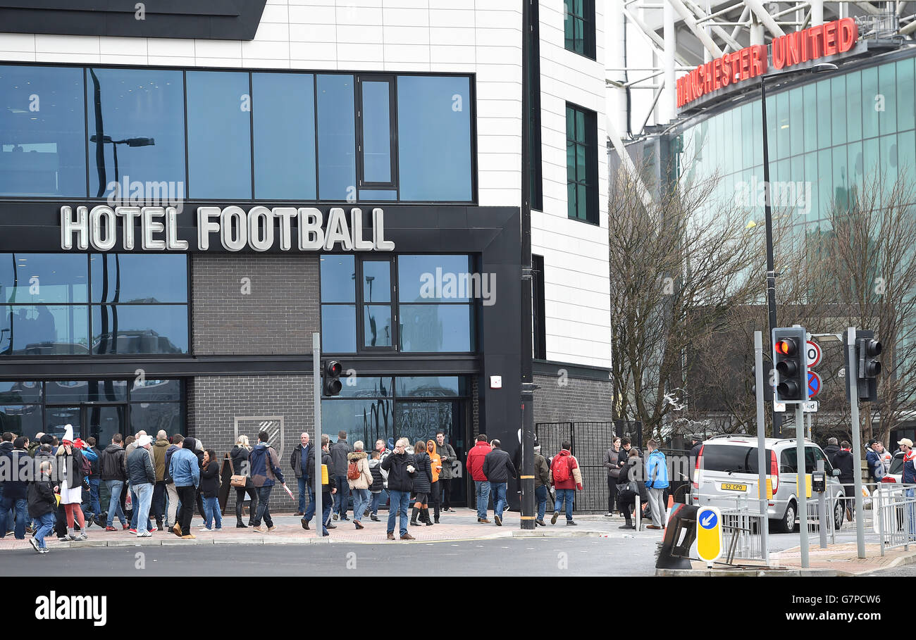 A view of Hotel Football, which is owned by Ryan Giggs and Gary Neville ...