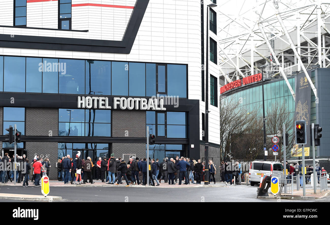 A view of Hotel Football, which is owned by Ryan Giggs and Gary Neville ...