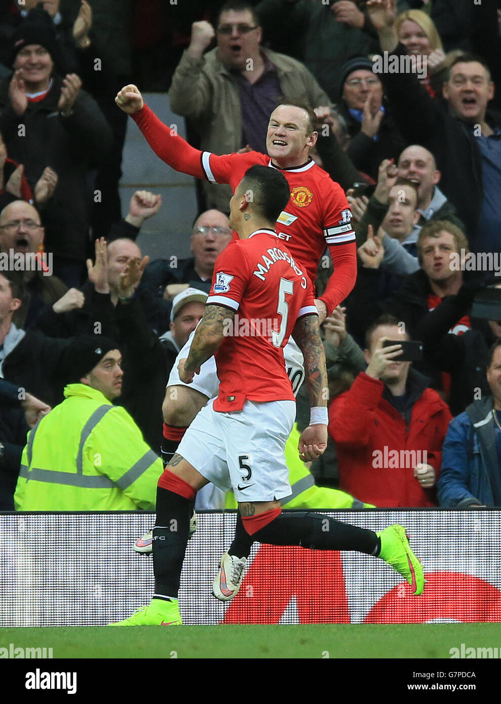 Wayne rooney back at old trafford hi-res stock photography and images ...