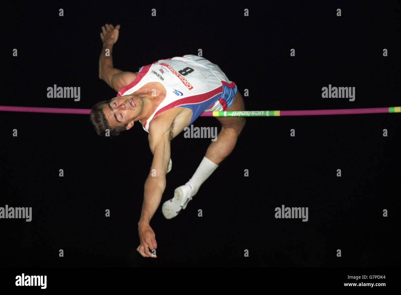 Athletics -High Jump -Decathlon -Alhama De Murcia, Spain Stock Photo ...