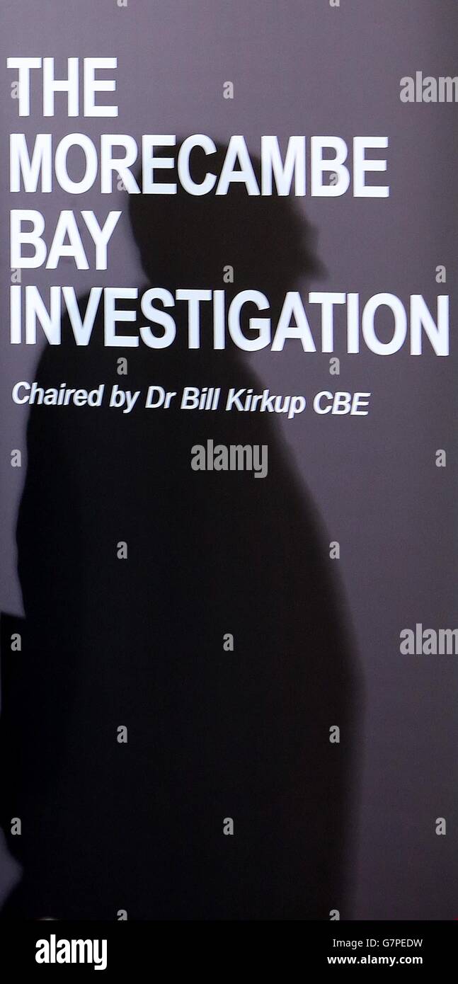 Dr Bill Kirkup Chair of the Morecambe Bay Investigation gives his ...