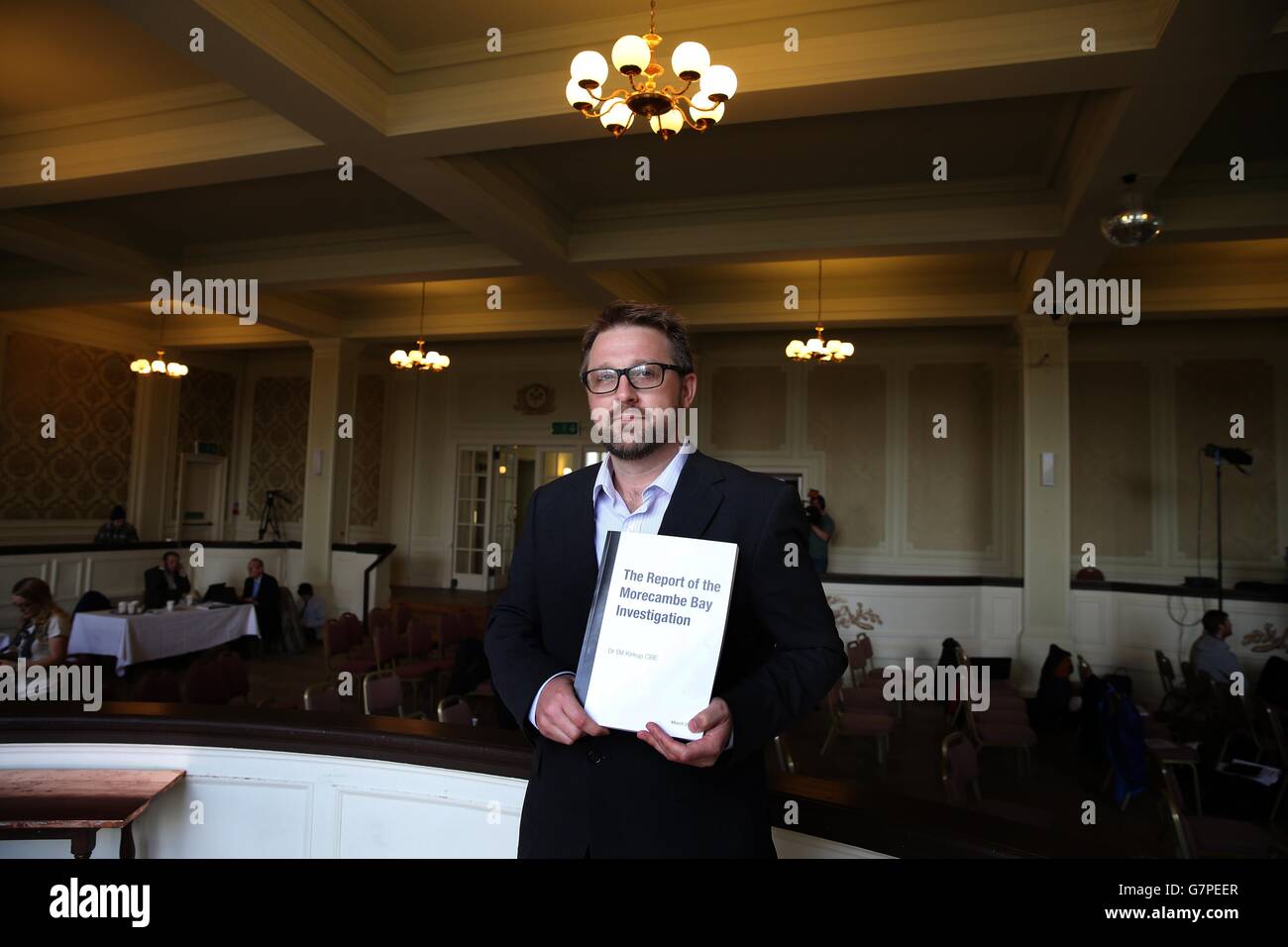 James Titcombe who lost his son Joshua, with the report after Dr Bill ...