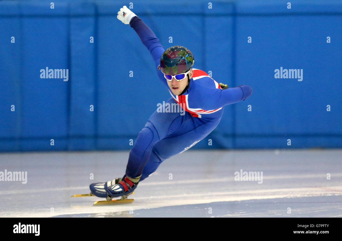Team gb speed skating training session hi-res stock photography and ...