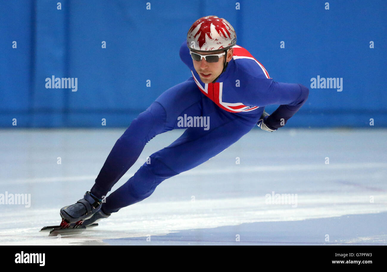 Great Britain's Jon Eley during a practice session at the Capital FM ...