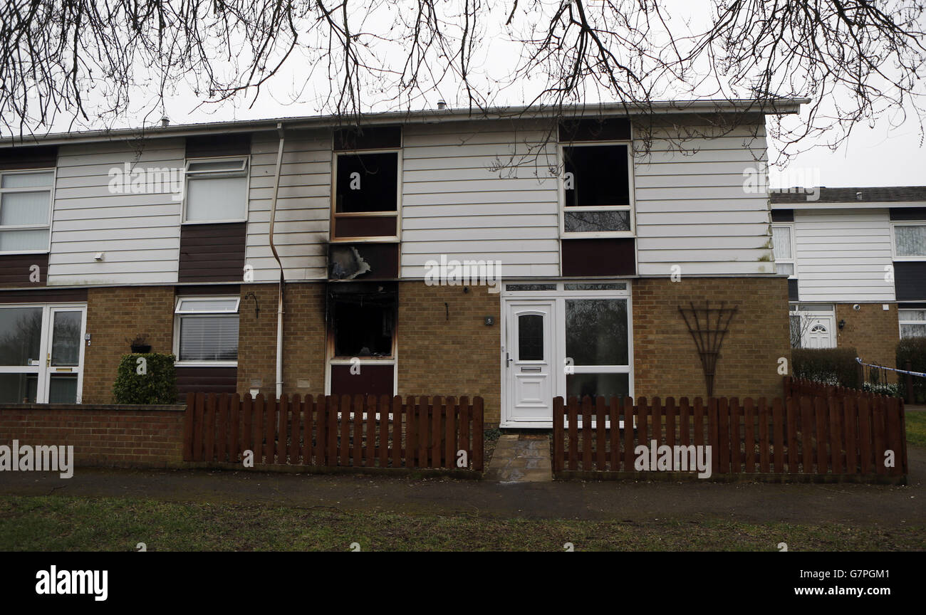 Hampshire police remain at the scene of a fatal house fire in ...
