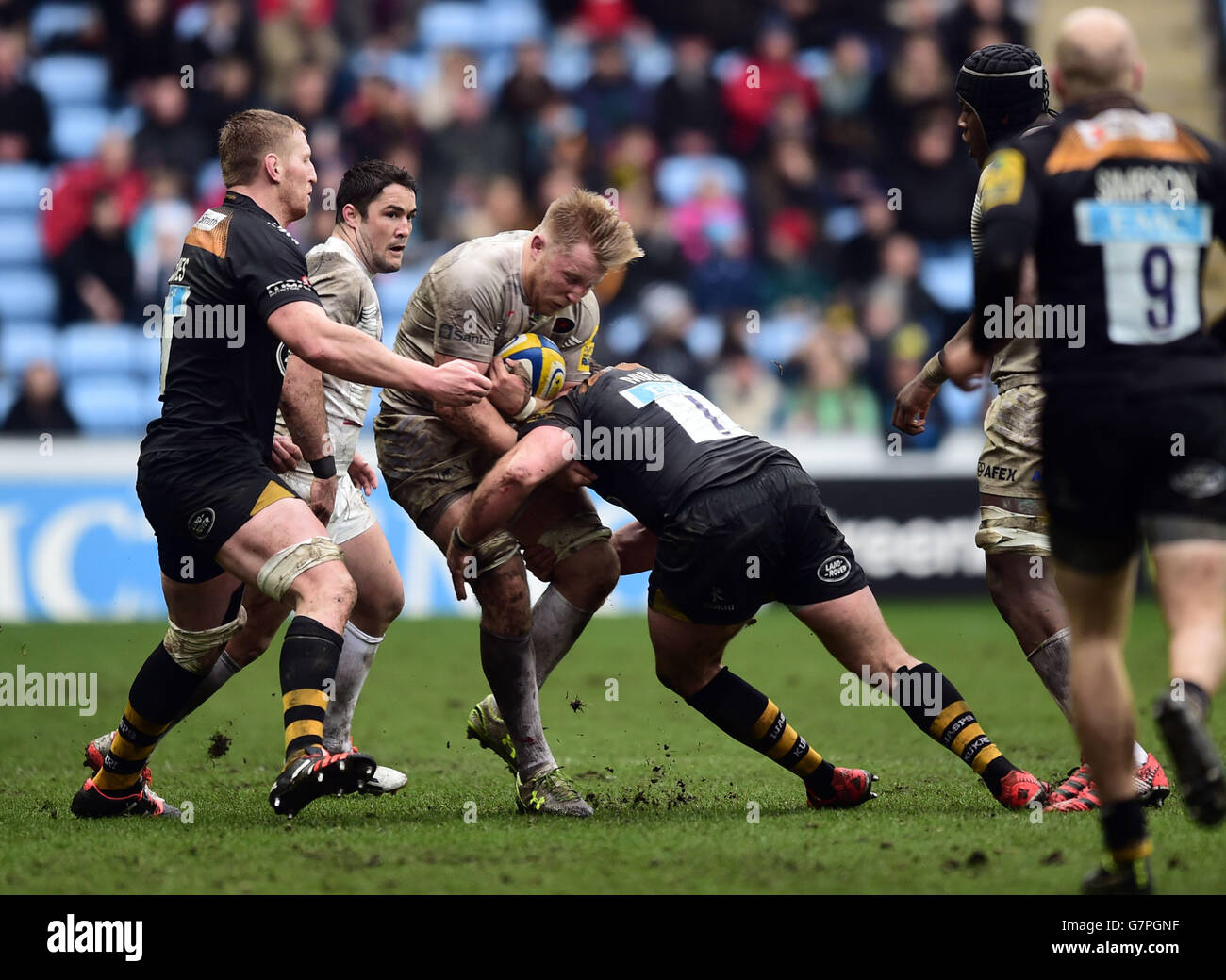 Rugby Union - Aviva Premiership - Wasps v Saracens - Ricoh Arena. Wasps ...
