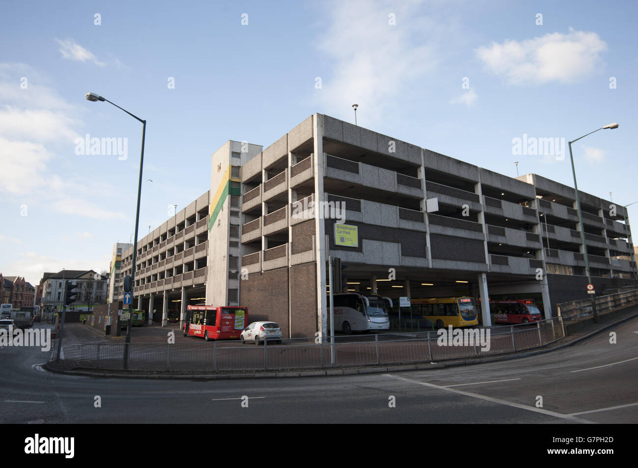 A general view of the Broadmarsh Centre in Nottingham, England Stock ...