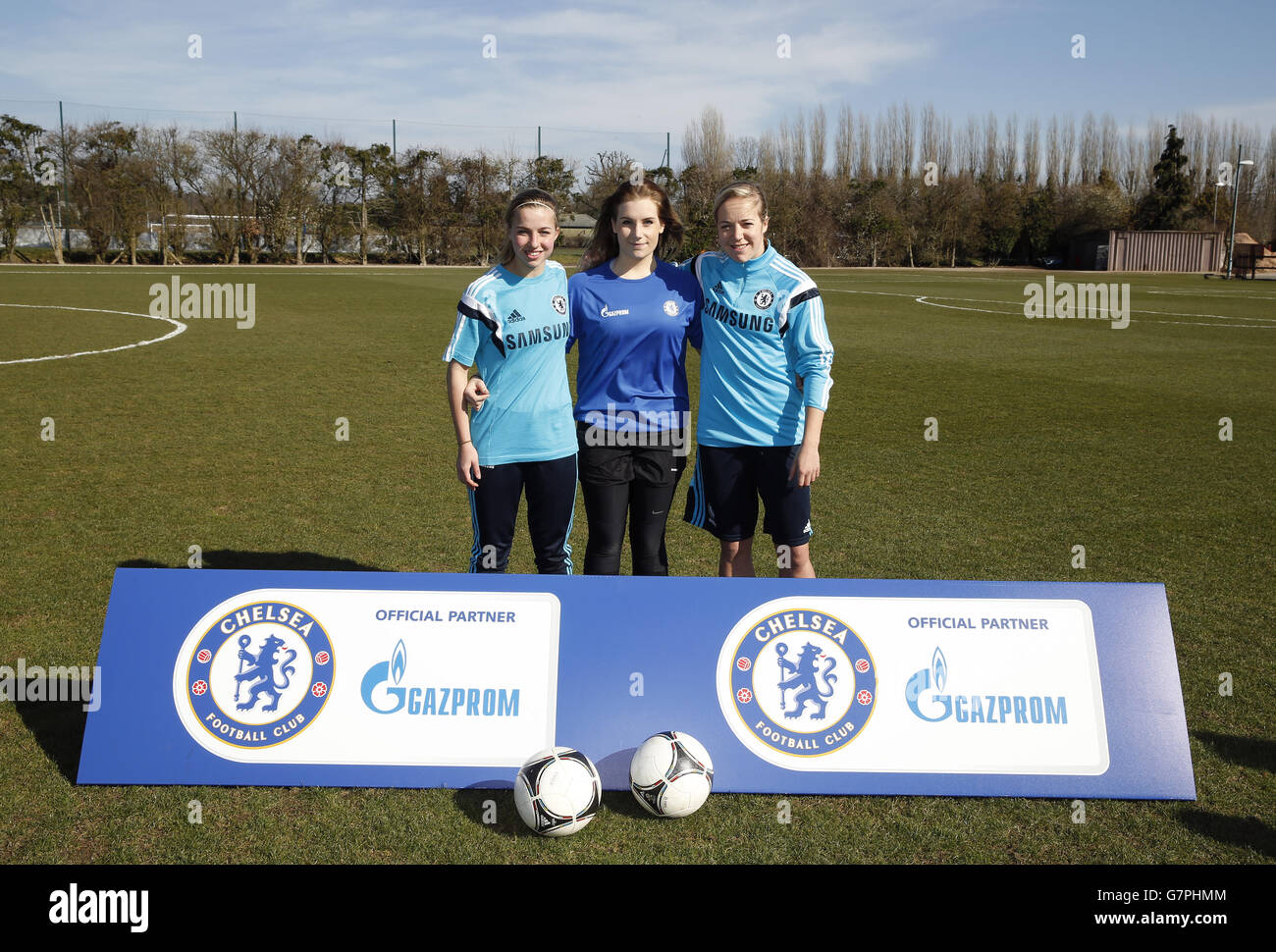 Soccer - Chelsea Ladies Training Session - Cobham Training Centre Stock ...